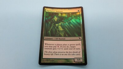 FOIL NURTURER INITIATE ELF SHAMAN SHADOWMOOR MAGIC GATHERING MTG NM | eBay