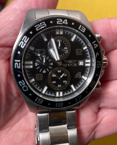 Men Watch Quartz INVICTA PRO DIVER Tritnite Night Glow 100M 45MM | eBay