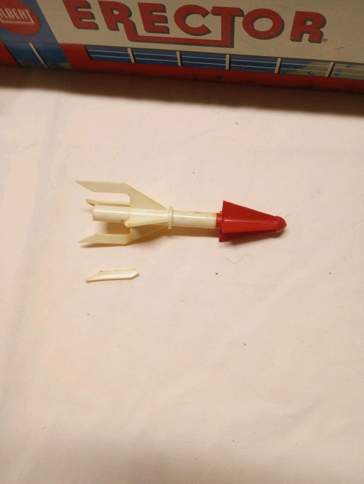 Gilbert Rocket Launcher Erector Set No 10053 Metal Motor Works 1958 ...