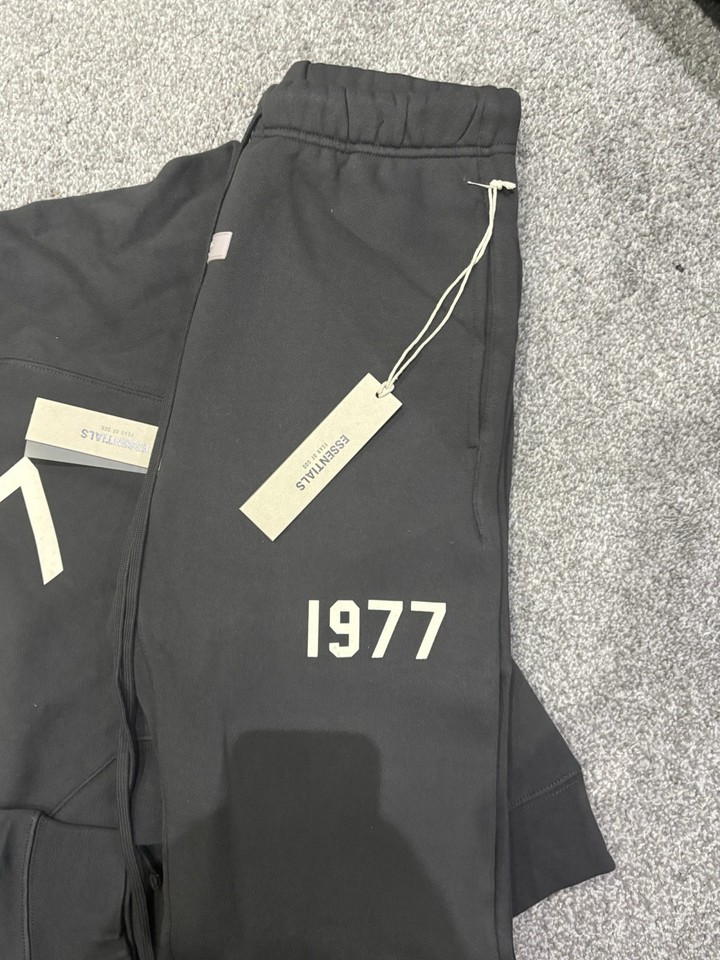 Essentials 1977 Black Oatmeal Tracksuit Size XS | eBay UK