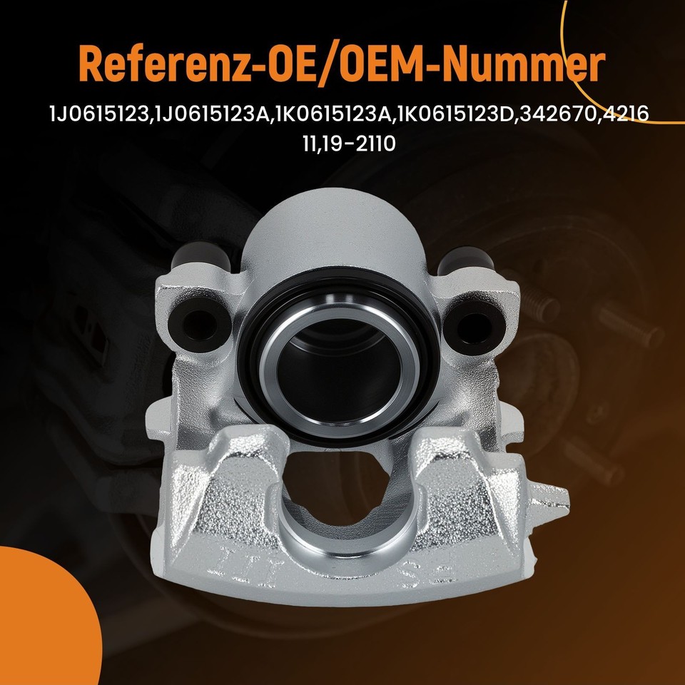 Front Left Brake Caliper for Skoda Fabia Octavia Audi A1 A2 A3 ...