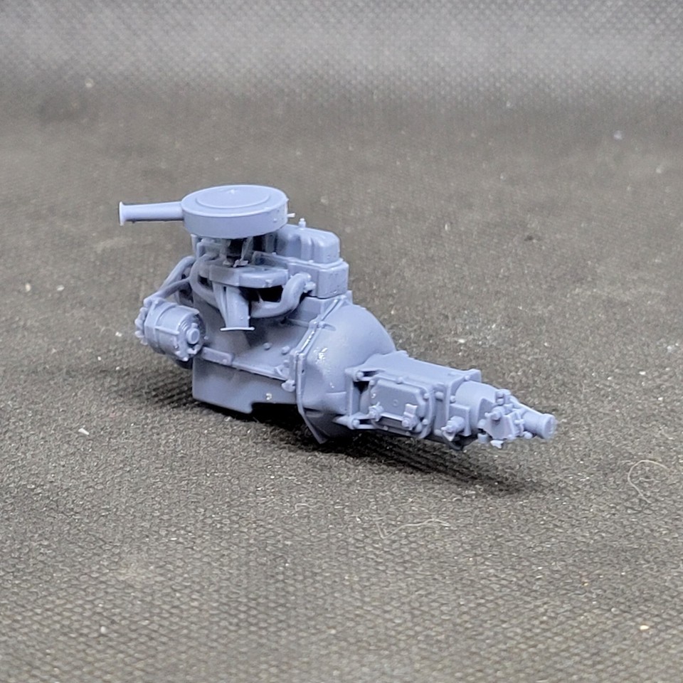 Chevy Inline 4 153 "Super Thrift" model engine resin 3D printed 1/25 1/ ...
