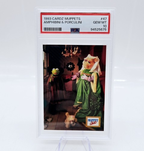 1993 Cardz Jim Hensons Muppets Kermit Amphibini & Porculini #47 PSA 10 ...
