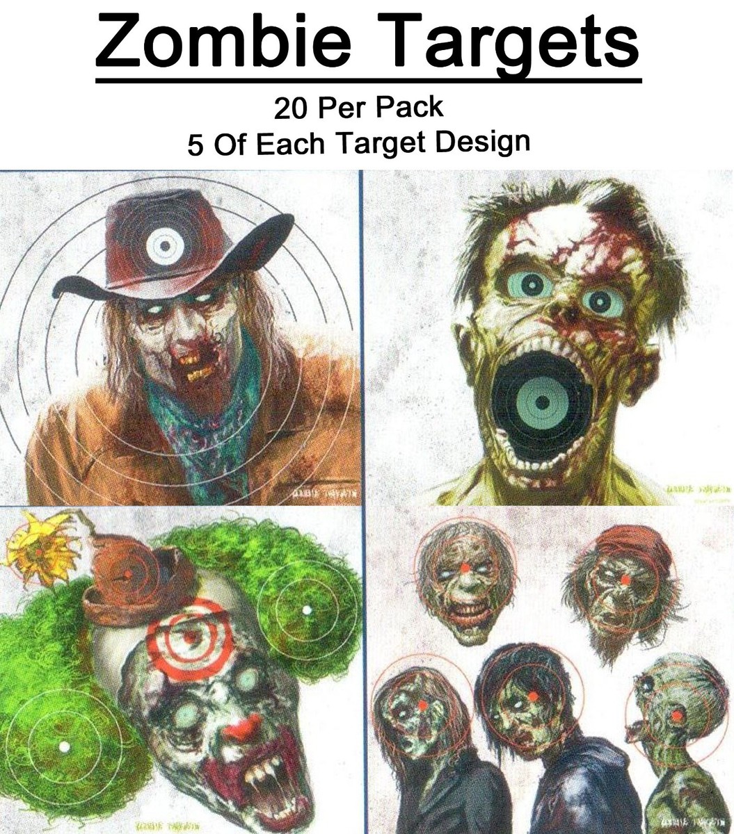 Printable Shooting Targets Zombie