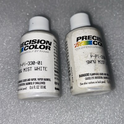Precision Colors Touch-up Paint - 0.6oz. Snow Mist White Windows And ...