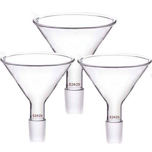 50mm-150mm Glass Funnel with Standard Joint Transparent Laboratory ...