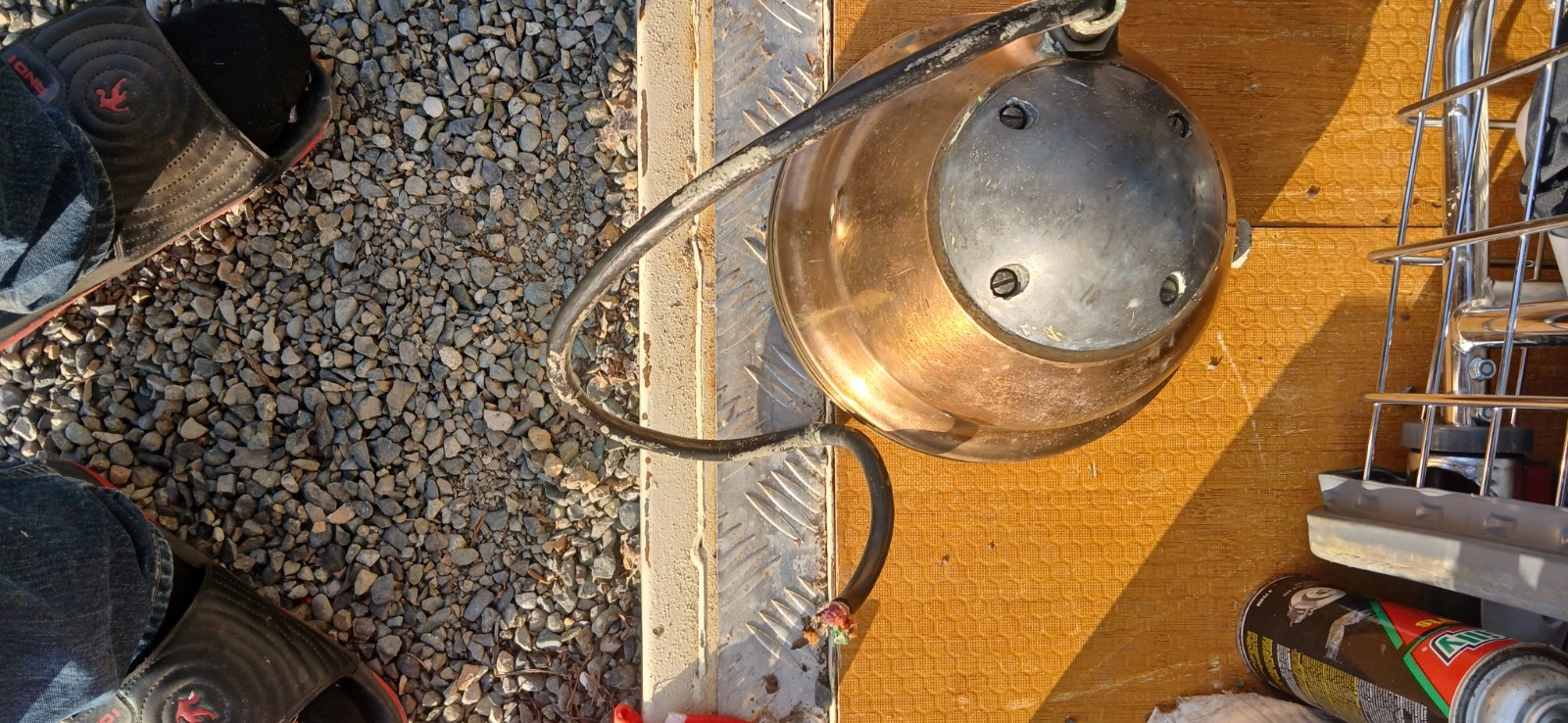 1919Sperry Gyro-Compass Repeater &Brass Pelorus Stand~Binnacle Compass ...