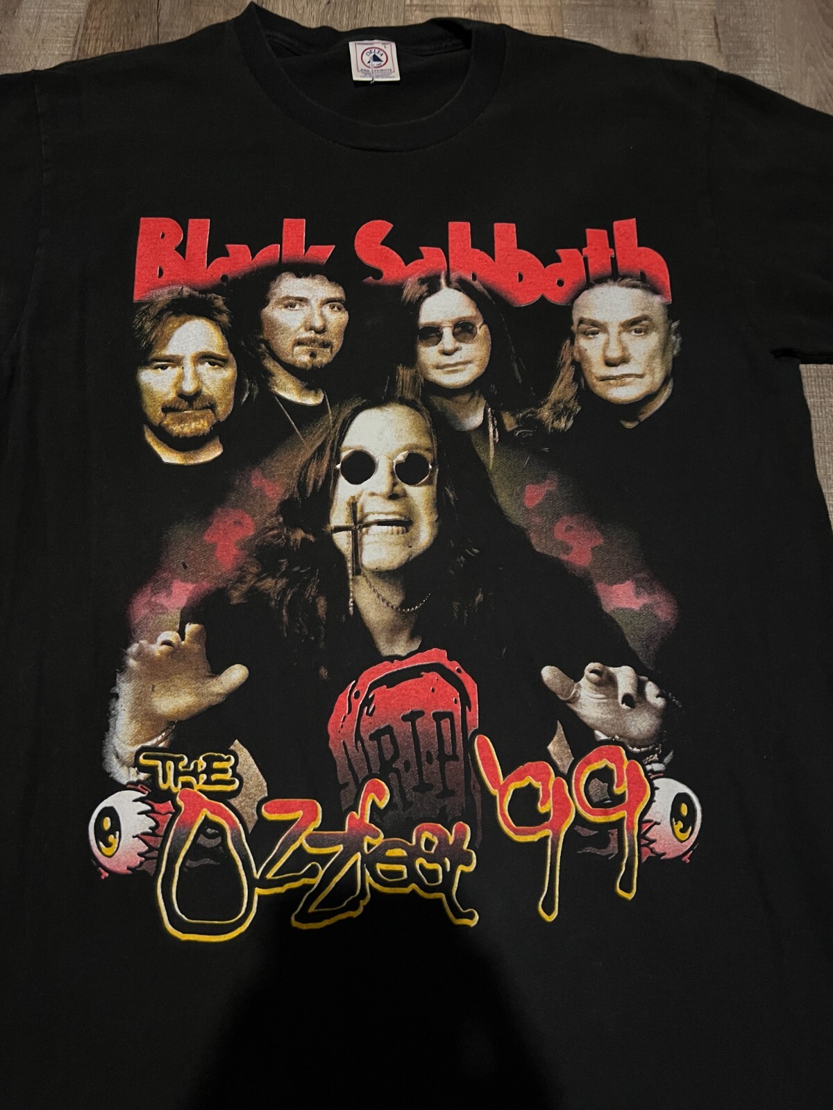 Vintage 1999 Ozzfest Tour Black Sabbath Shirt SIZE LARGE | eBay