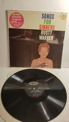 RUSTY WARREN Songs for Sinners 1959 Superlaphonic Hi-Fi Jubilee LP ...