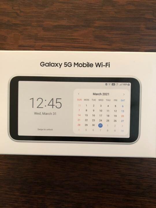 SAMSUNG Galaxy 5G Mobile Wifi SCR01 Sim Free Portable Router Wireless ...