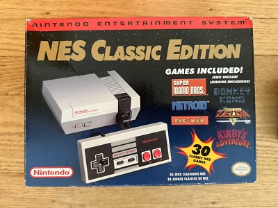 Nintendo NES Classic Edition Entertainment System (with Original box ...