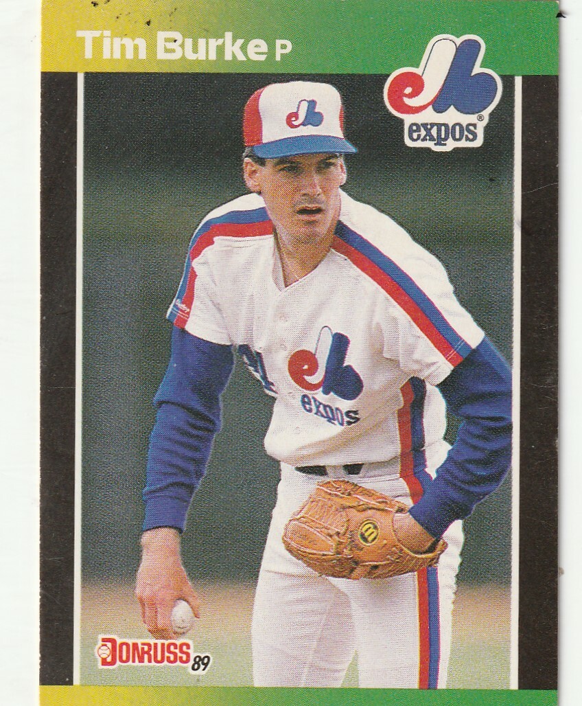 FREE SHIPPING-MINT-1989 Donruss #274 TIM BURKE EXPOS PLUS BONUS CARDS ...