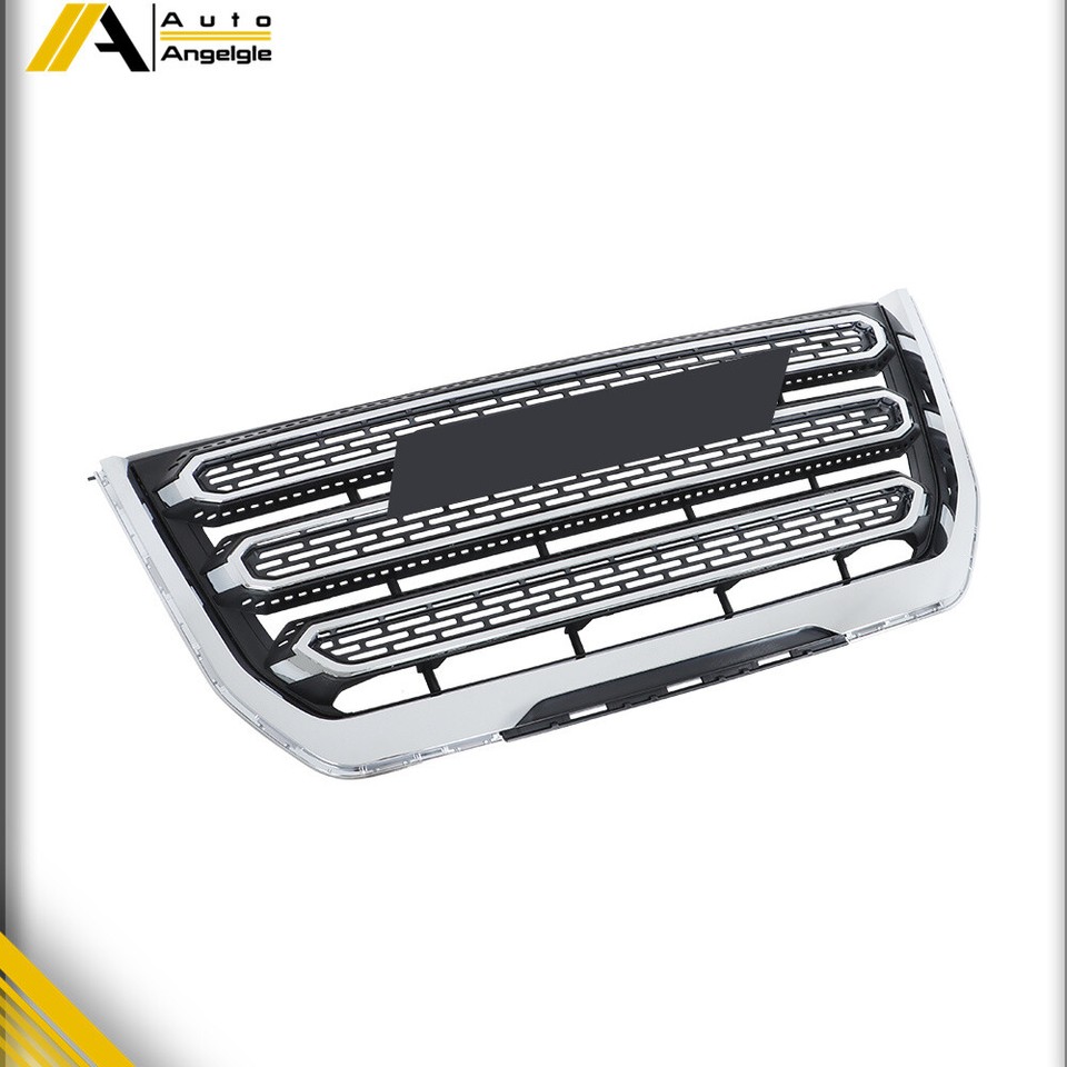 For GMC Terrain SLT 2016-2017 Plastic Front Upper Grille Chrome & Black ...