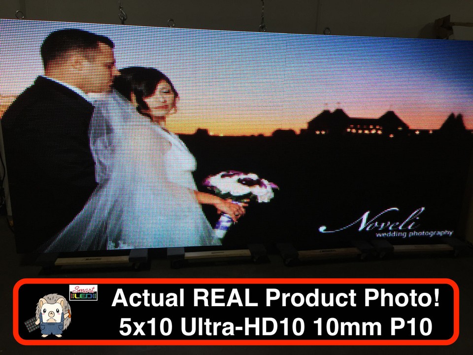 2 SIDED OUTDOOR 5x10 FULL COLOR LED SIGN RGB PROGRAMMABLE SIGN, 10mm ...