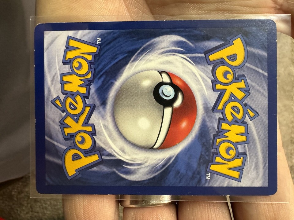 1st edition Pikachu GHOST STAMP Error Base Yellow Cheeks Pokemon Card ...