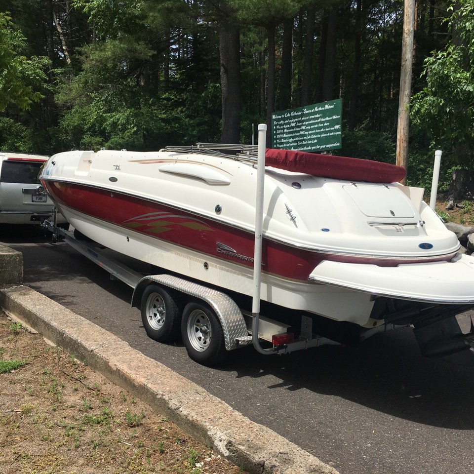 Chaparral Sunesta 252 Deckboat, 26 foot long, 35 mph cruising speed | eBay