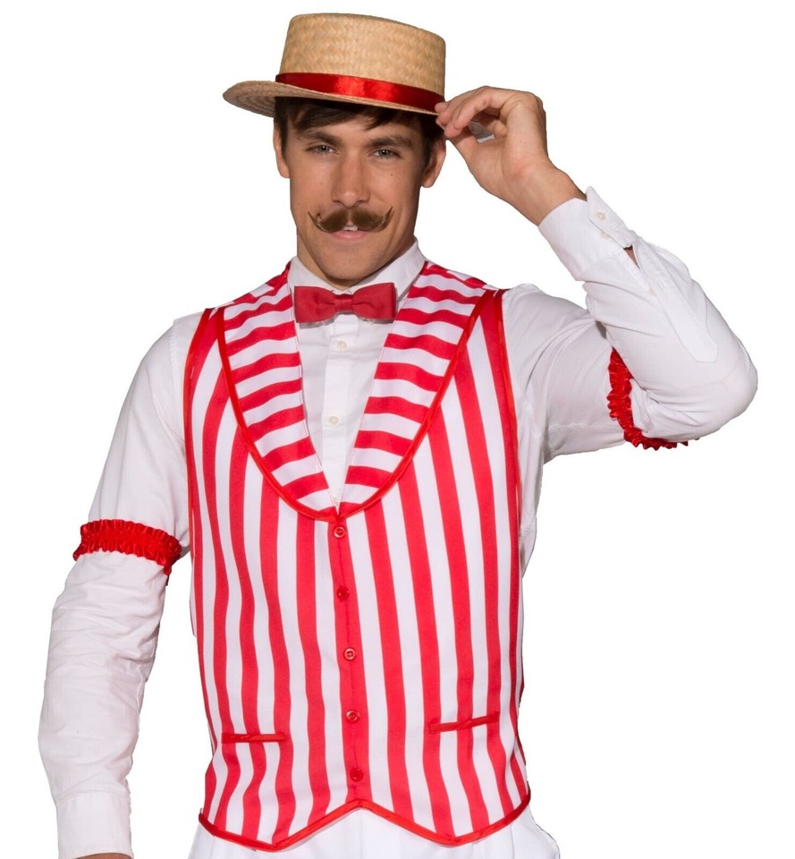 Barber Shop Quartet Vest XL vintage look retro 20s saloon singer adult ...