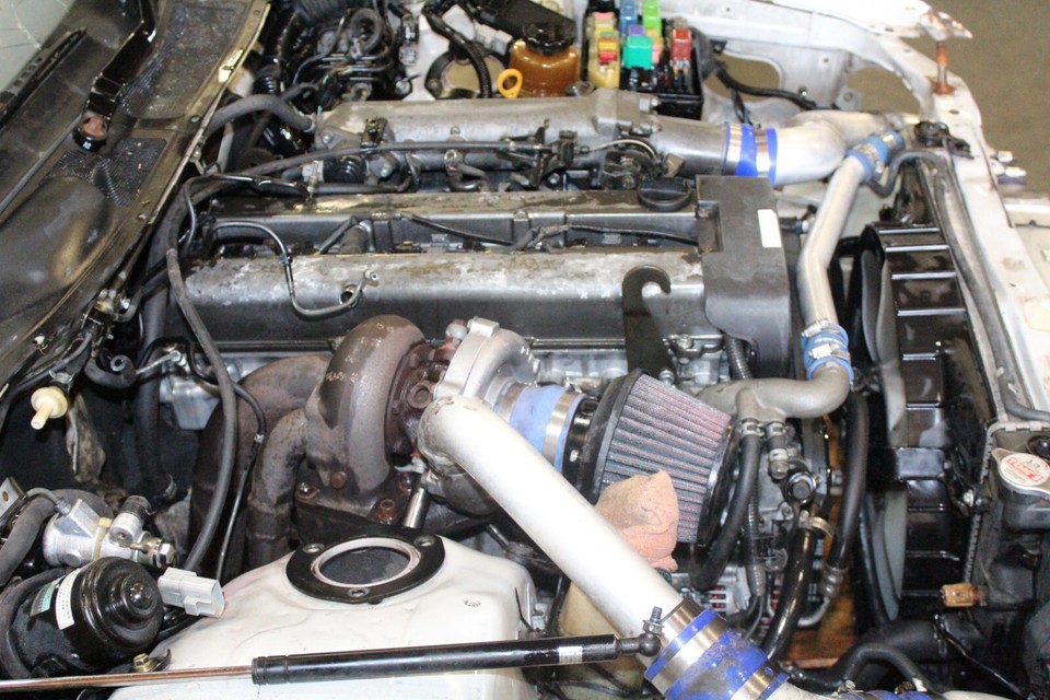 JDM Toyota 1JZ-GTE VVTI Engine w/ R154 Transmission SINGLE TURBO JZX100 ...