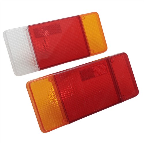 2x Rear Tail Light Lamp Lens For Fiat Ducato Iveco Daily Talbot Express ...