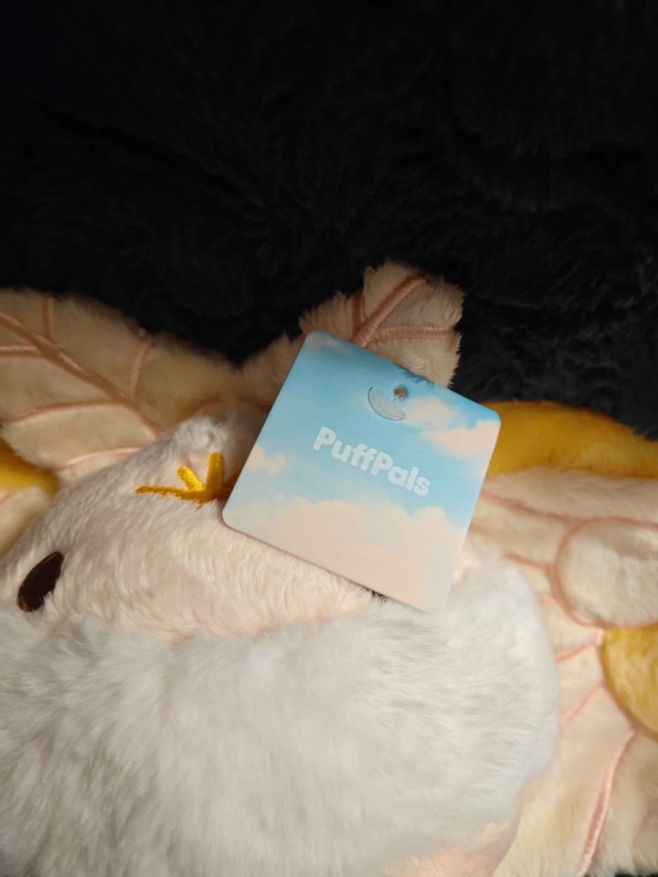 NWT | Retired - Kickstarter - Fluff Nest Puffpals - Solace the Sun Moth ...