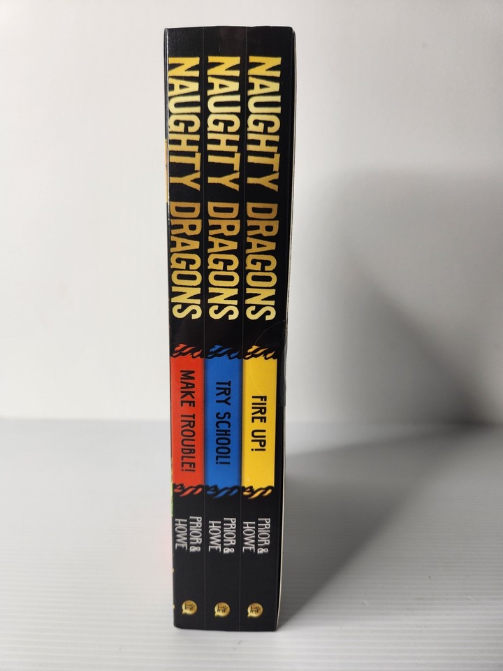 Naughty Dragons Triple Trouble 3 Book Set Natalie Jane Prior Brand New ...