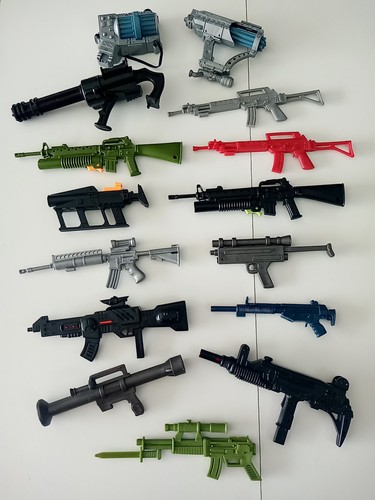 GI Joe Lot of 15 Rifles Weapons Accessories Vintage Hasbro | eBay