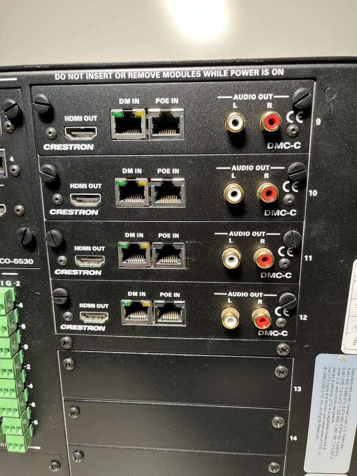 Crestron DM-MD16X16-RPS HD Digital Media Switcher - Good *Defect | eBay