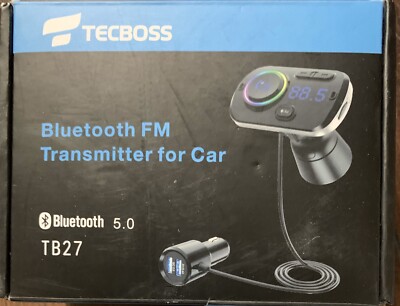 Tecboss Bluetooth 5.0 FM Transmitter TB27 | eBay