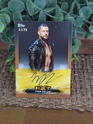 2020 Topps WWE NXT - NXT Roster Autographs Bronze #A-FB Finn Balor /99 ...