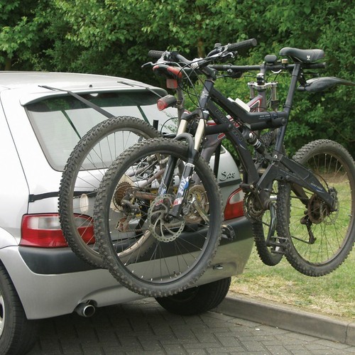 2 BICYCLE BIKE CAR CYCLE CARRIER RACK UNIVERSAL FITTING SALOON ...