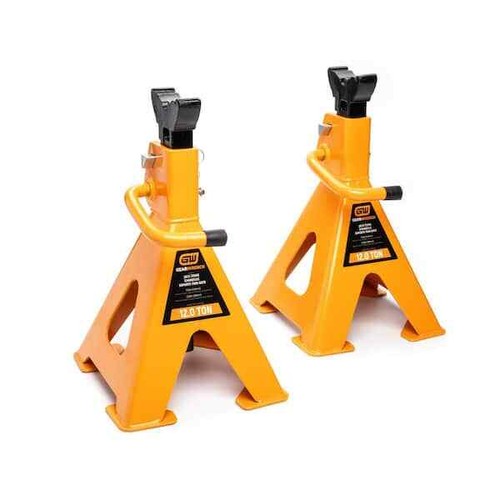 12 Ton Lift Capacity Adjustable Double Locking Ratcheting Jack Stands(2 ...