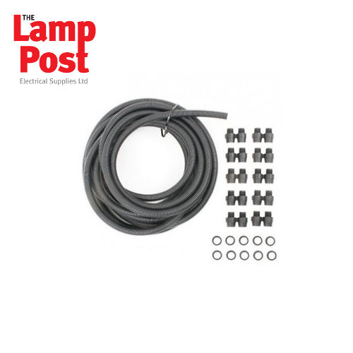20mm Black Flexible Conduit Contractor Pack 10 Metre 10M Kopex Copex ...
