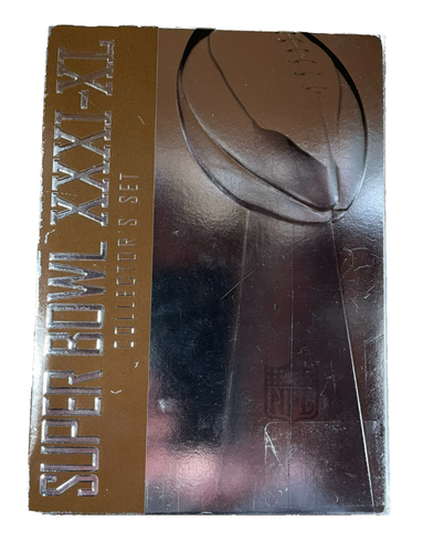 NFL Superbowl Collections: Super Bowl XXXI - XL (DVD, 2006, 5-Disc Set ...