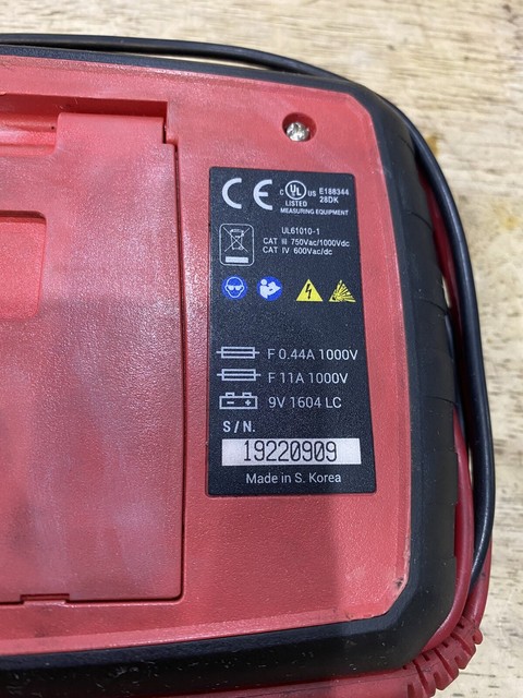 Snap-on EEDM525F Handheld Digital Multimeter for sale online | eBay