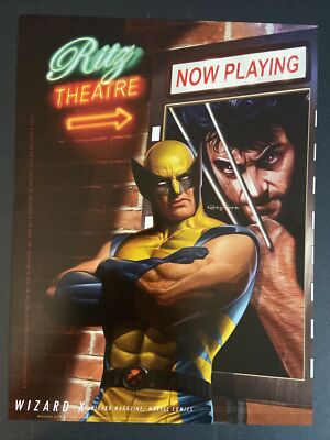 Wizard X Magazine COVER Wolverine Marvel Comic Book Poster 9x12 Greg ...