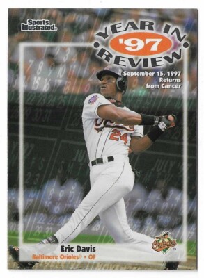 1998 Sports Illustrated Eric Davis Year in Review Card #178 Baltimore ...