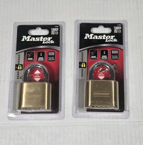 Lot Of 2 Combination Padlock: Master Lock 175D NEW | eBay