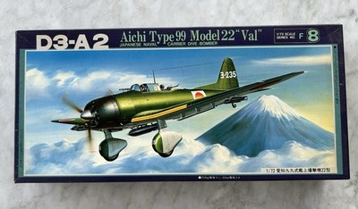 Fujimi 1:72 WWII Aichi D3-A2 Type 99 Model 22 “Val” Dive Bomber Model ...