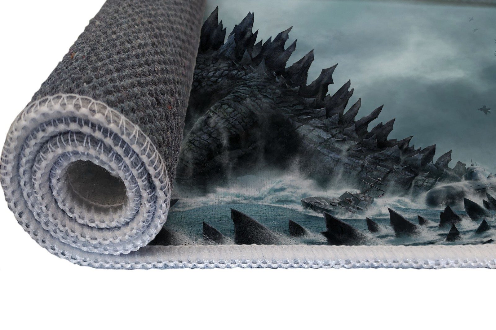 Godzilla, Godzilla Decor, Monster God Rug, Japanese Bath Mat, Movie ...