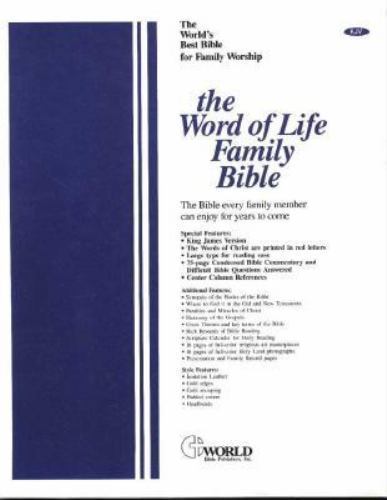 Word of Life Family Bible by Not Available (1986, Hardcover) for sale ...