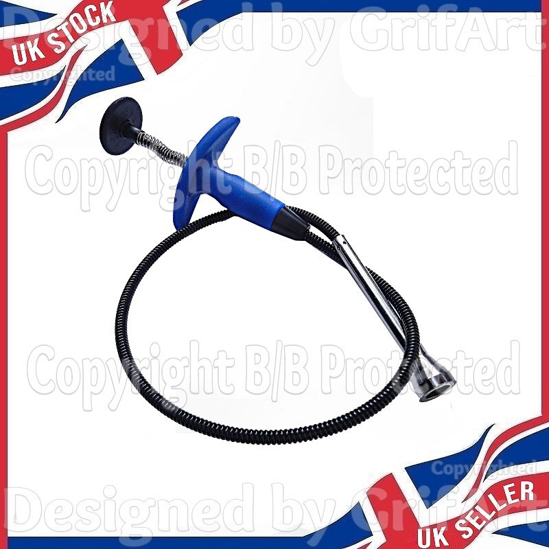 MAGNETIC PICK UP TOOL STRONG FLEXIBLE SPRING BENDY THIN LONG REACH CLAW ...