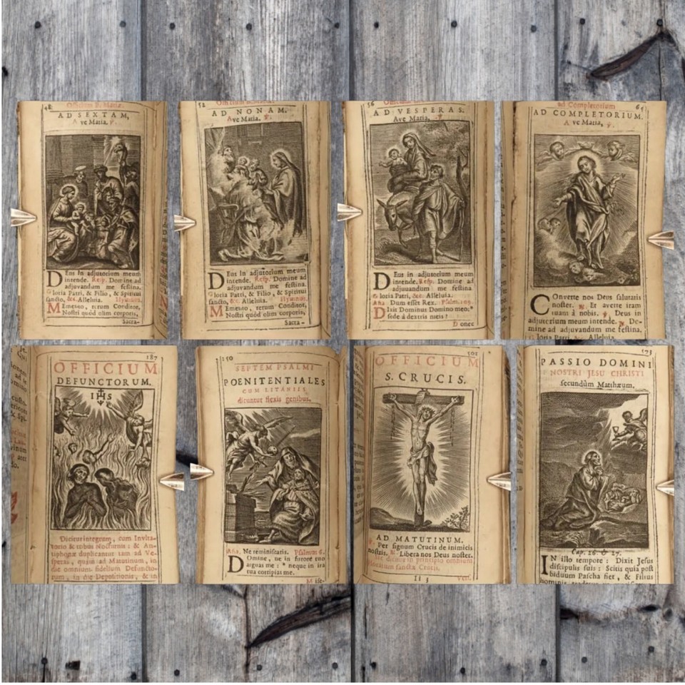 Roman Catholic Prayer Book 1686 - Rare Antique Books - Catholic Church ...