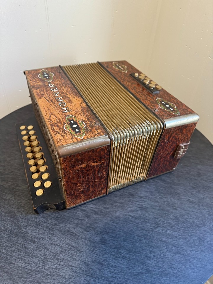 Vintage Hohner Button Accordion | eBay