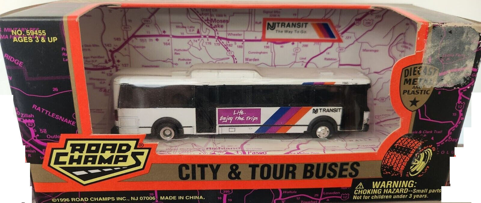 Rare! Road Champs Flxible bus New Jersey Transit bus 1/87 Scale-HO ...