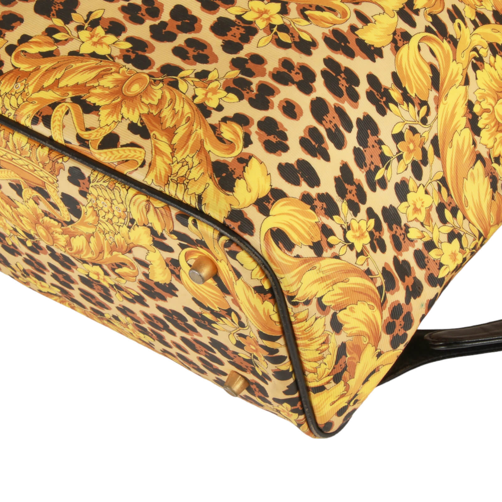 AUTHENTIC GIANNI VERSACE YELLOW BAROCCO BACKPACK - Gem