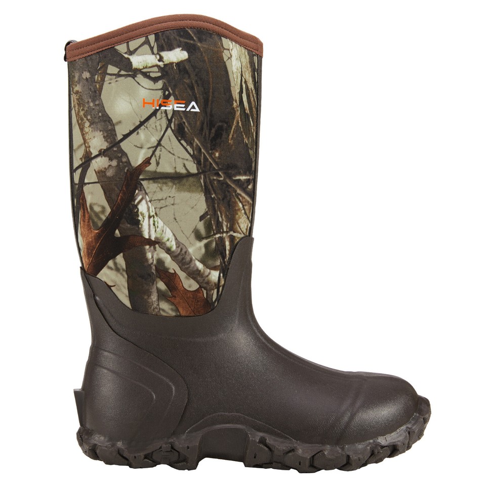 HISEA Men's Boots Waterproof Neoprene Insulated Mud Hunting & Fishing ...