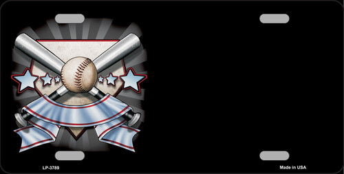 Baseball Banner Offset Metal Novelty License Plate Tag LP3789 | eBay