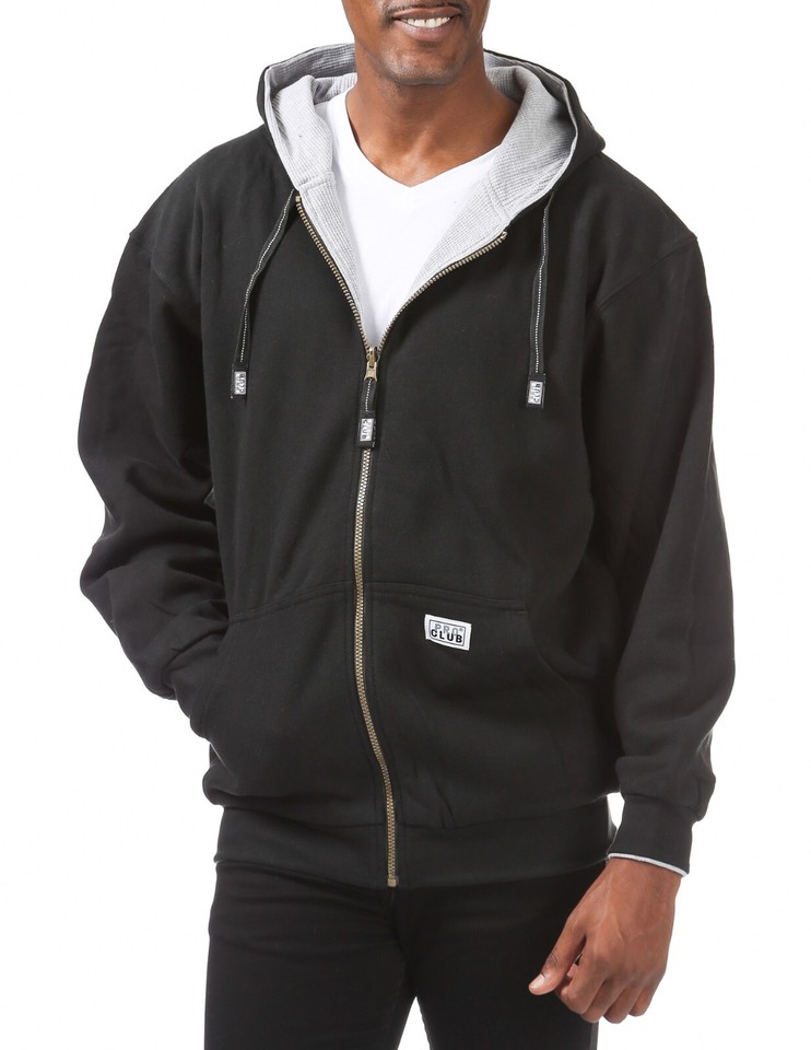 Pro Club Reversible Full Zip Up Heavyweight Thick Jacket Sweatshirts ...