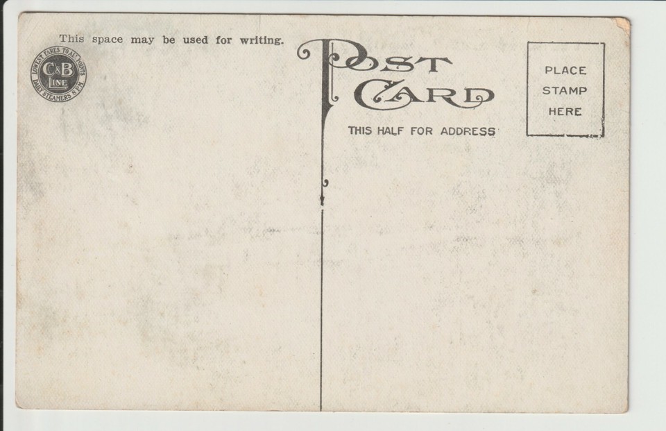 Erie Pennsylvania C&B Cleveland Buffalo Line Steamer City of Erie PA UN ...