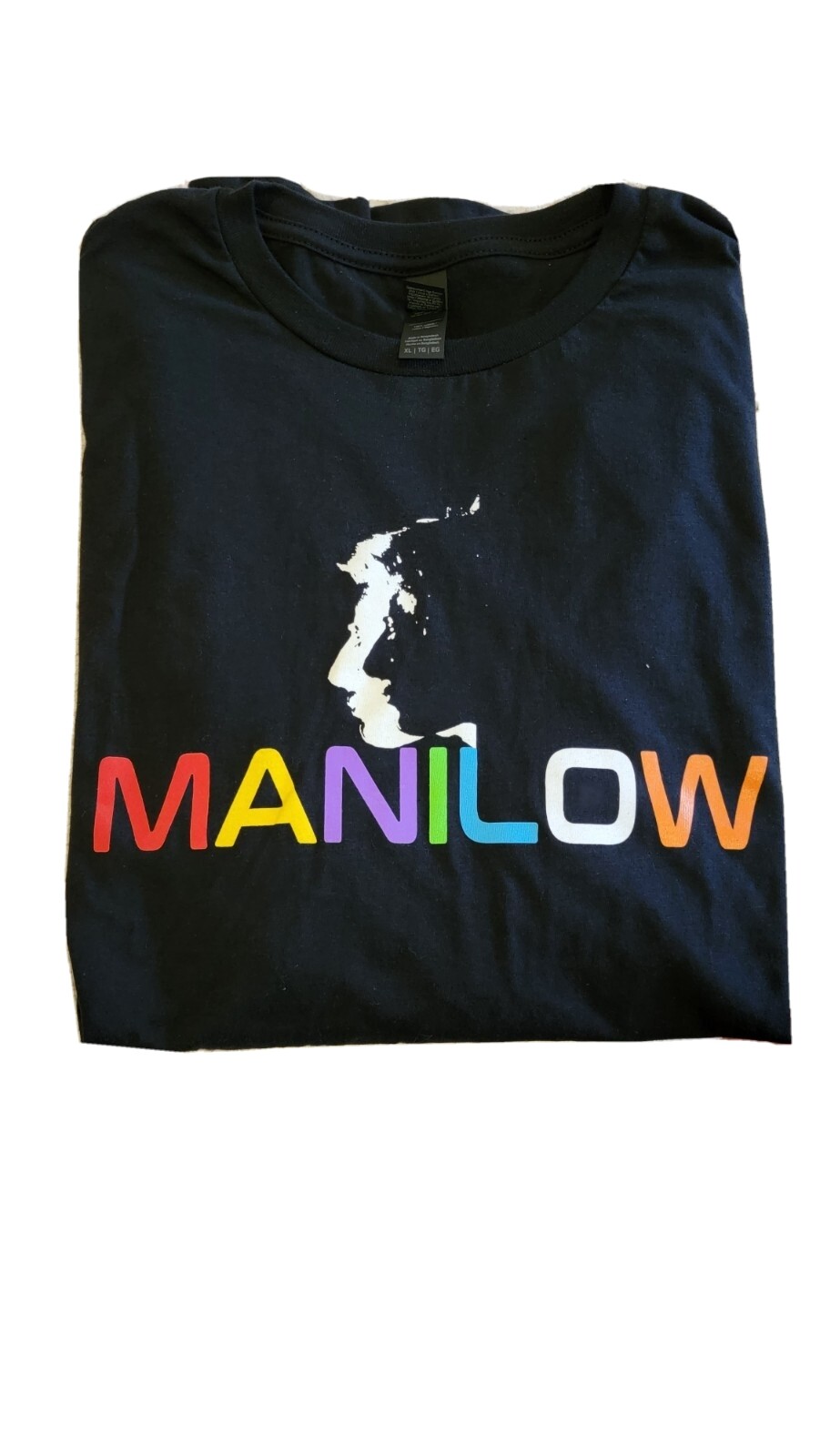 Barry Manilow Hits Tour 2022 Official Mens/Unisex XL Black T-Shirt ...
